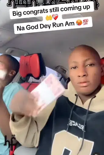 "Na God dey run am" - Big boy says as he shows off all his keys