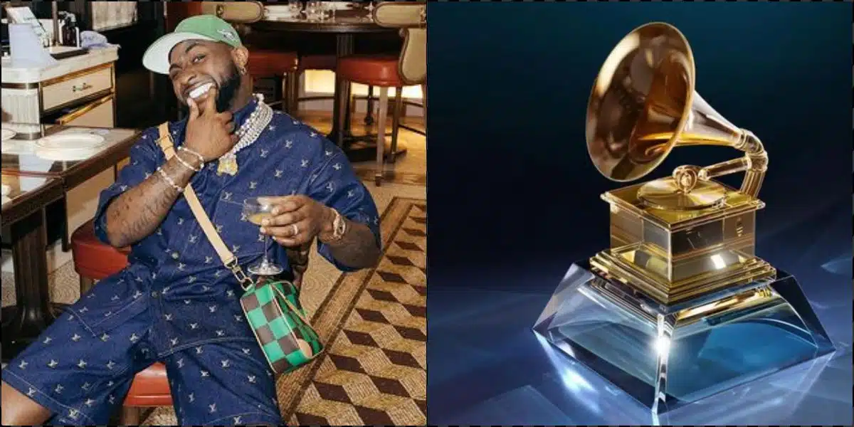 Davido breaks silence following Grammy Awards loss
