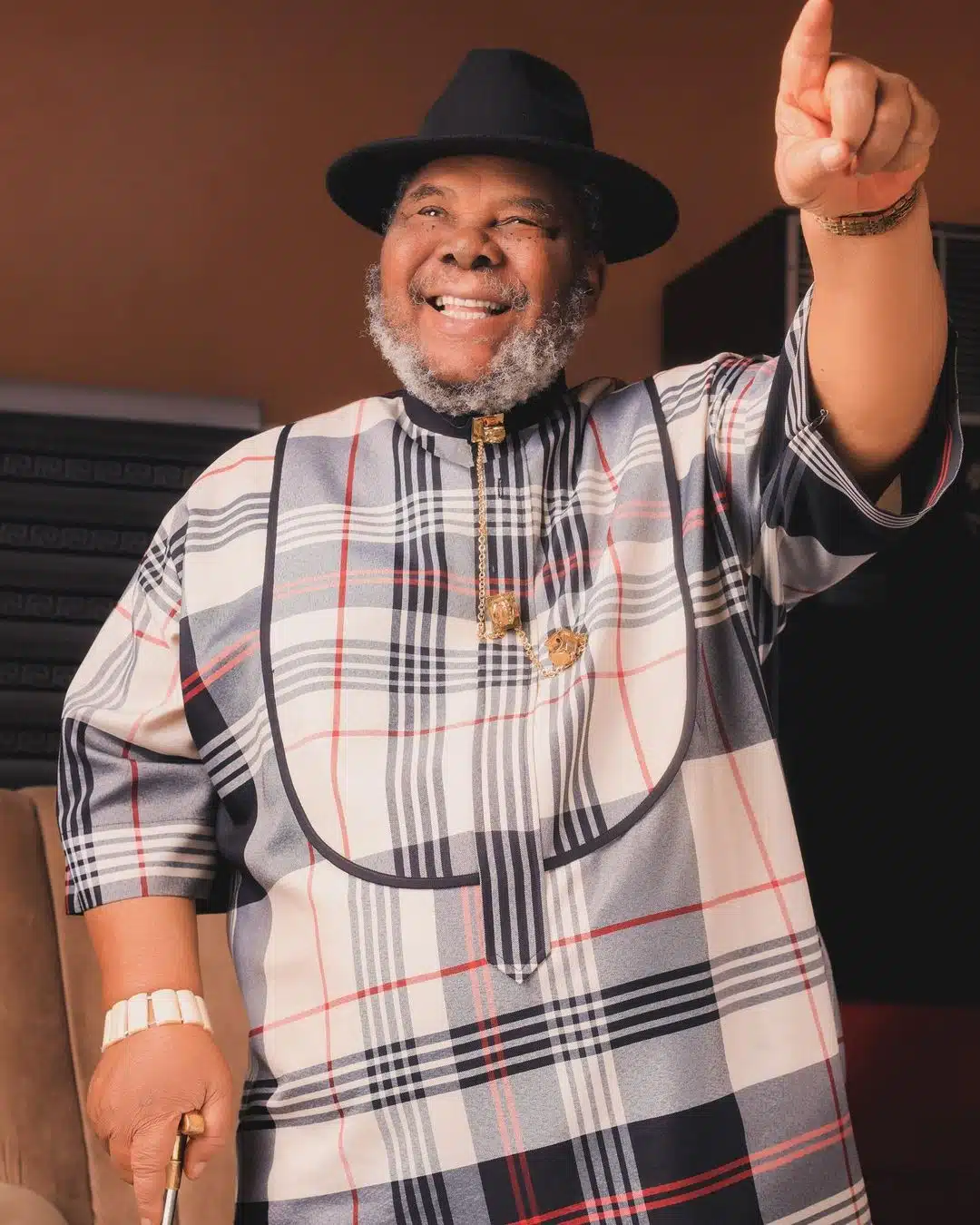 Yul Edochie celebrates dad, Pete Edochie, on birthday