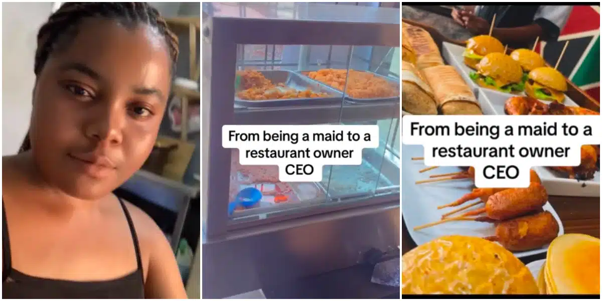 "Housemaid turns CEO" - Lady over the moon as she becomes restaurant owner