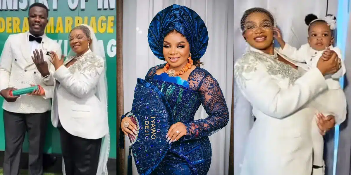 Queen flaunts beautiful daughter, Keilah, as she becomes a wife