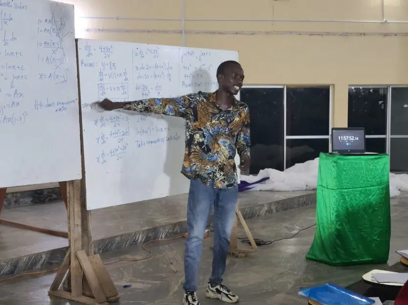 "Math-A-Thon" - FUTA student sets out to solve Math problems for 84 ...
