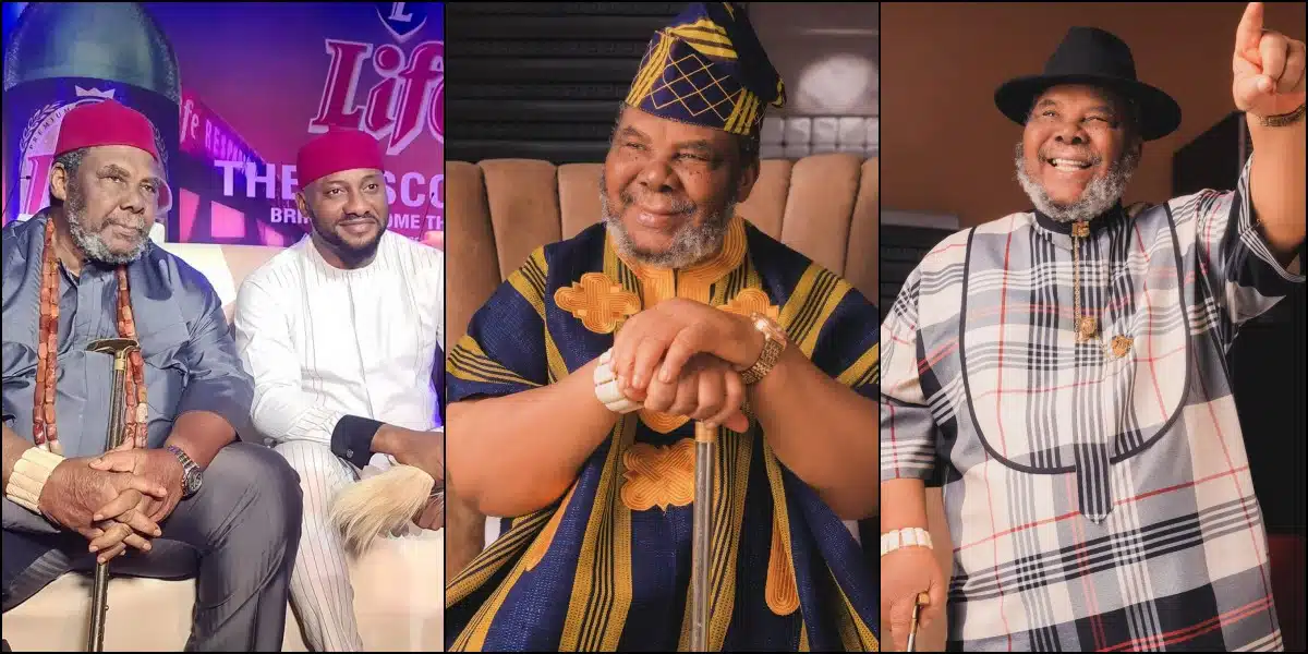 Yul Edochie celebrates dad, Pete Edochie, on birthday