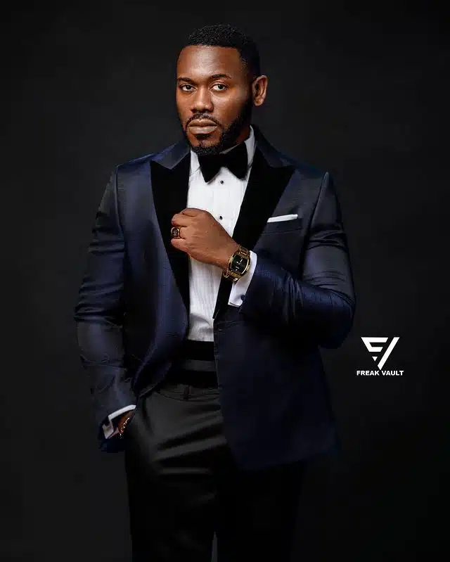 Deyemi Okanlawon begins daddy duties, reveals name of son