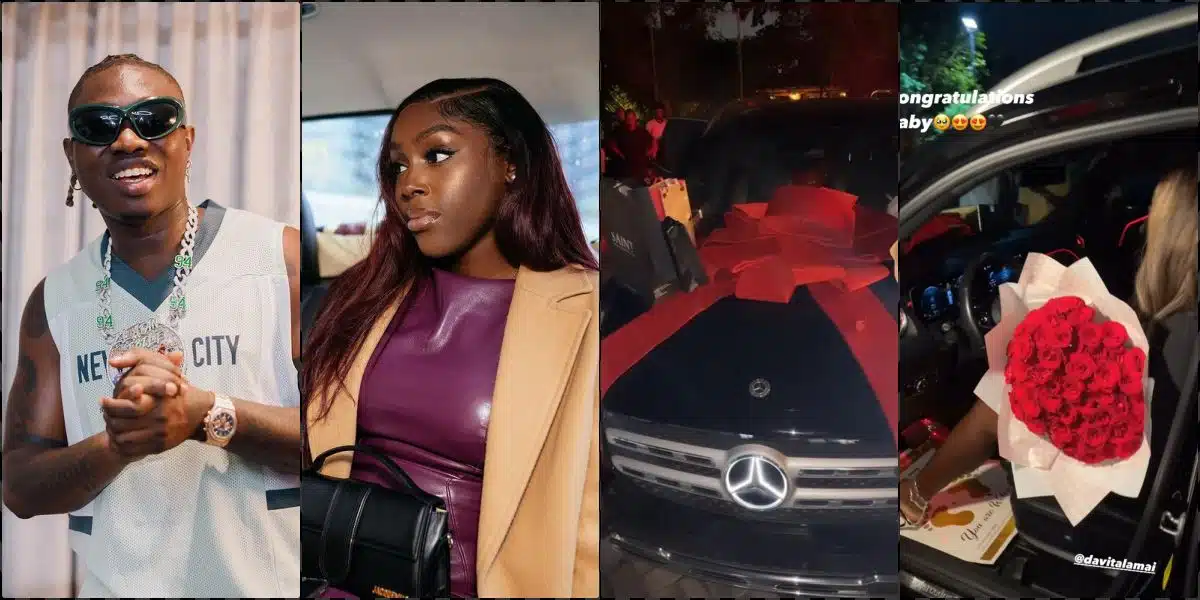 Zlatan Ibile surprises baby mama, Davita with new Benz, others on 27th ...