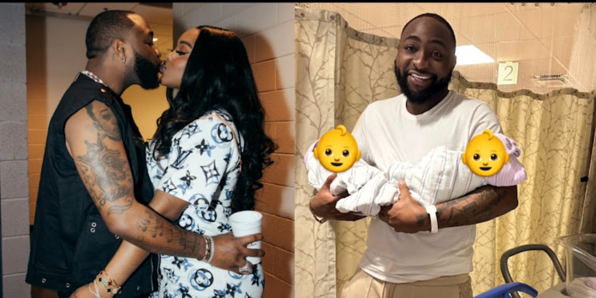 "My twins don’t cry, it’s the best feeling ever" – Davido