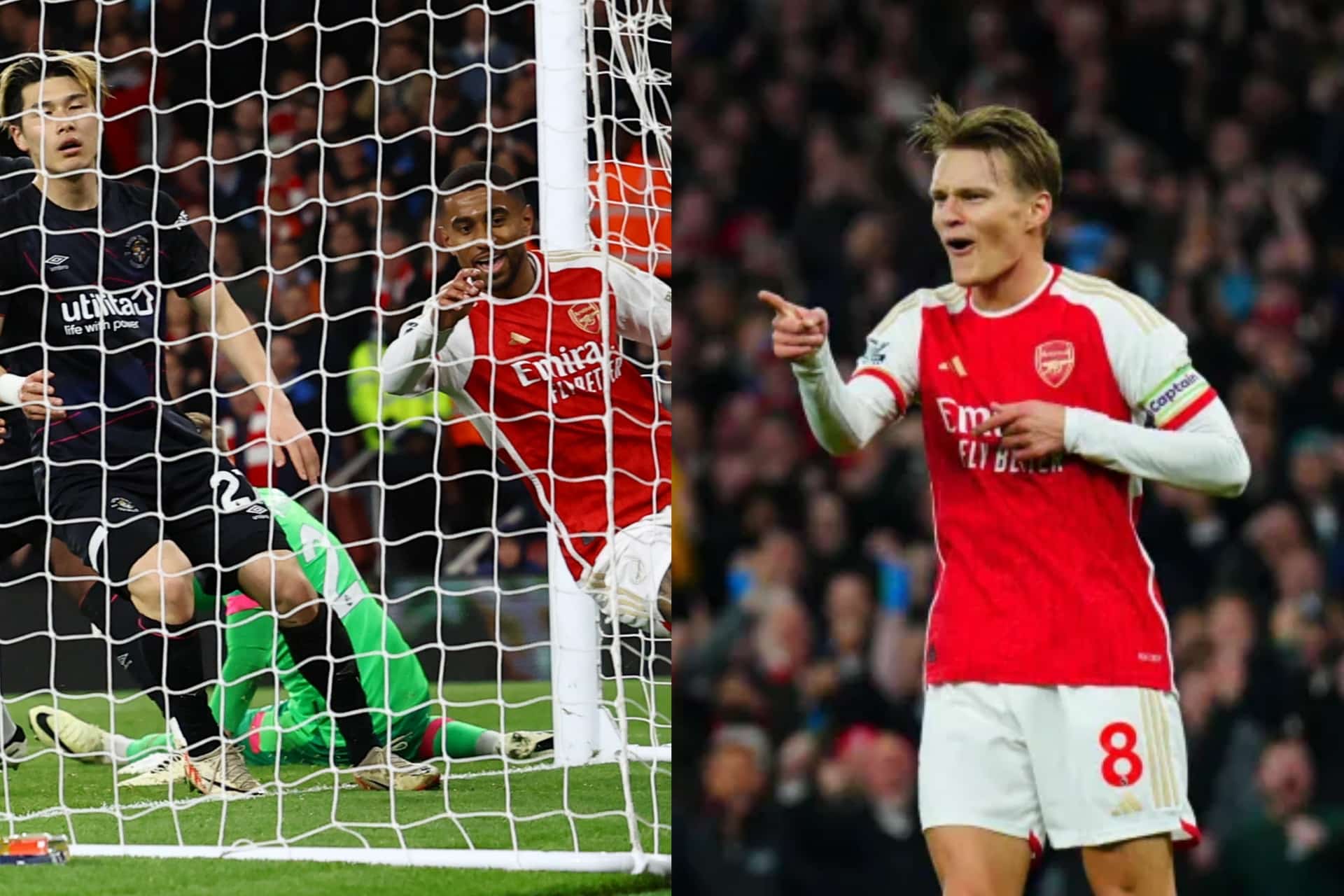 EPL: Arsenal secure top spot with 2-0 win against Luton
