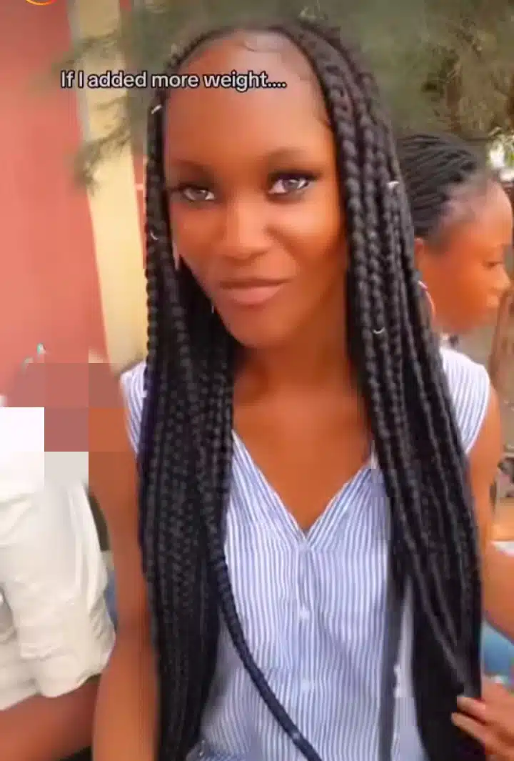 Lady baffles many with her body transformation video