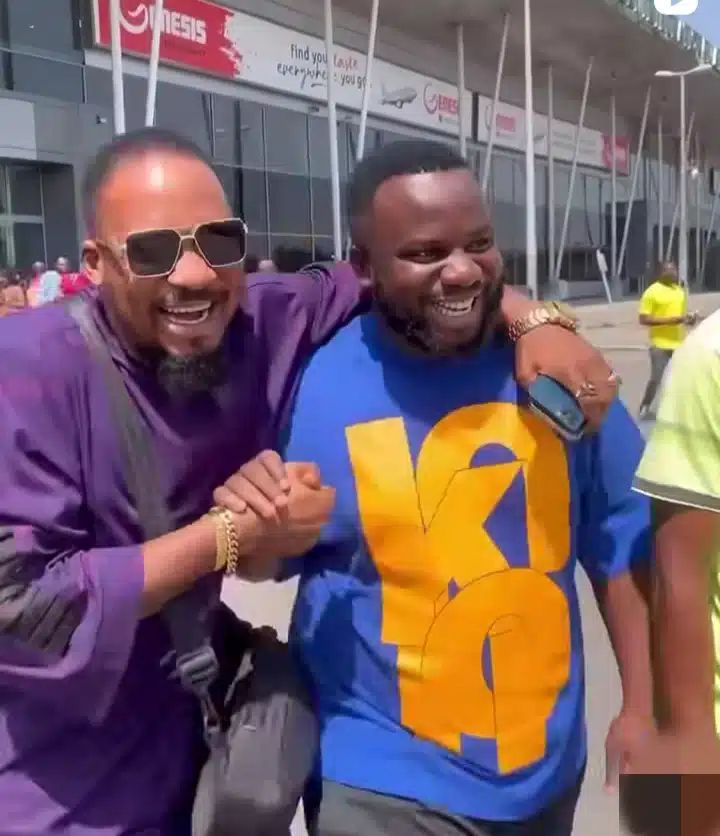 Sabinus shares last moment with Junior Pope as he reacts to his demise