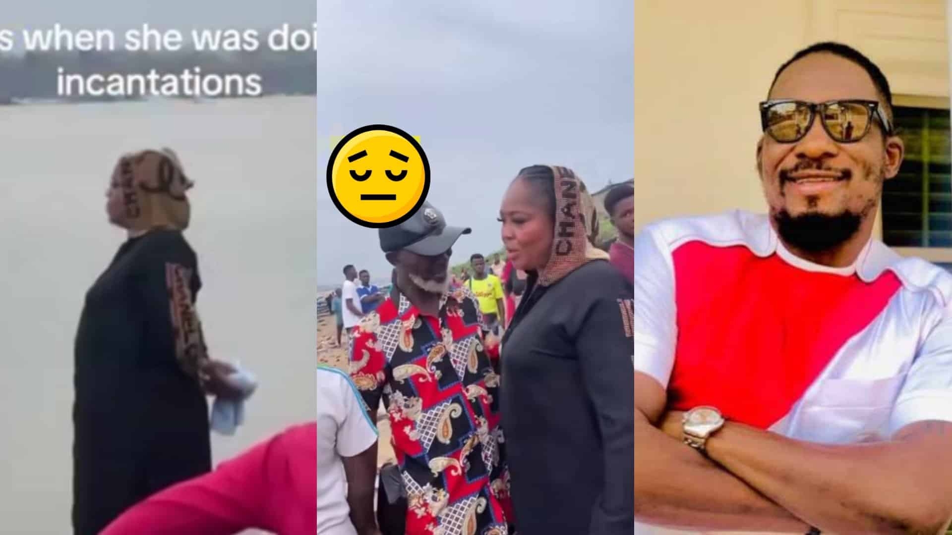 Jnr Pope: Moment Regina Daniels' mom appeals to water spirits