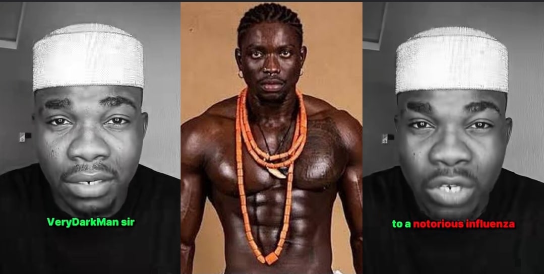 Verydarkman labelled annoying by TikToker, Broda Dapo