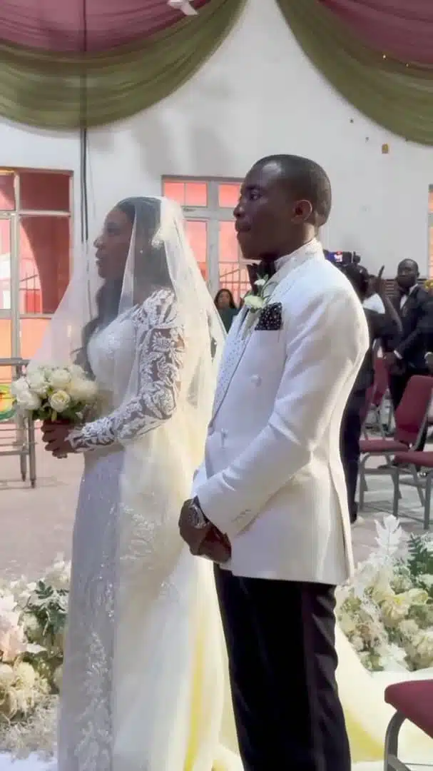 Check out first glimpse from Theophilus Sunday and Ashlee White's wedding
