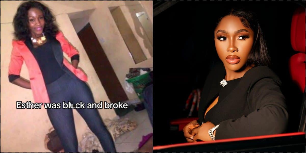 Mercy Eke shares throwback photo from when she was 'dark and broke'