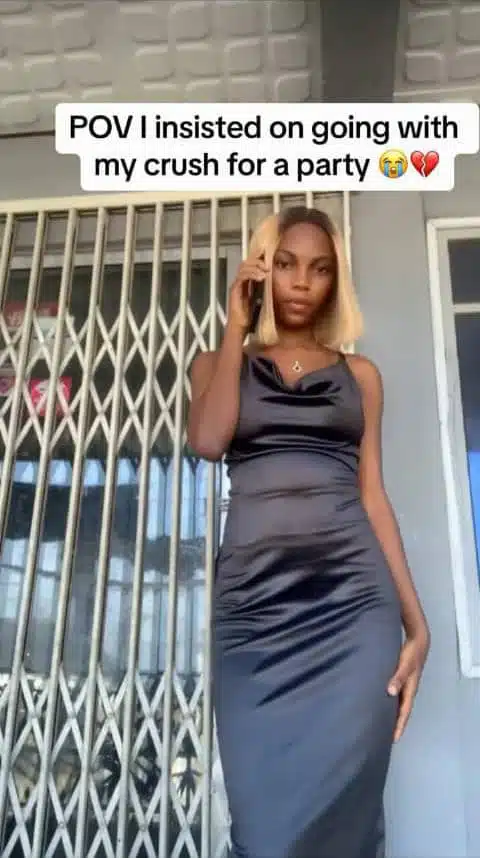 Lady narrates crush locked her in car after spotting his girlfriend