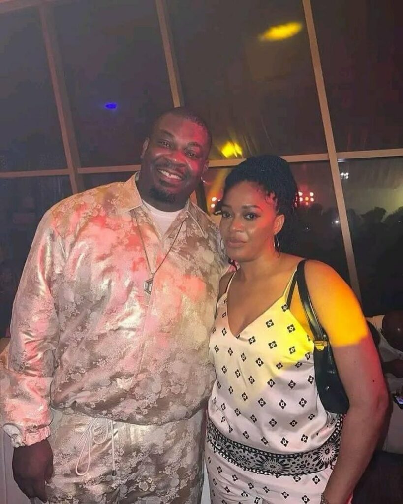 Don Jazzy and Ayra Starr's mother spotted vibing together