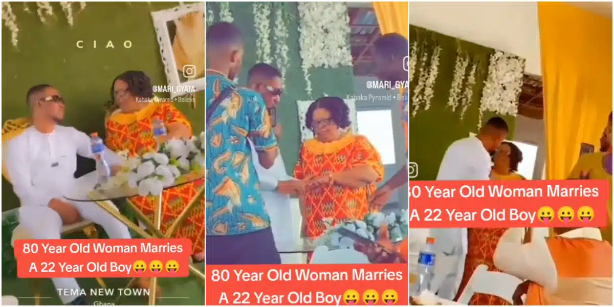 80-year-old woman marries 22-year-old boyfriend