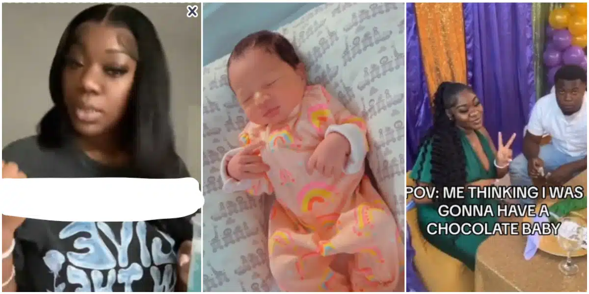 Dark-skinned parents in shock as they give birth to baby with light ...