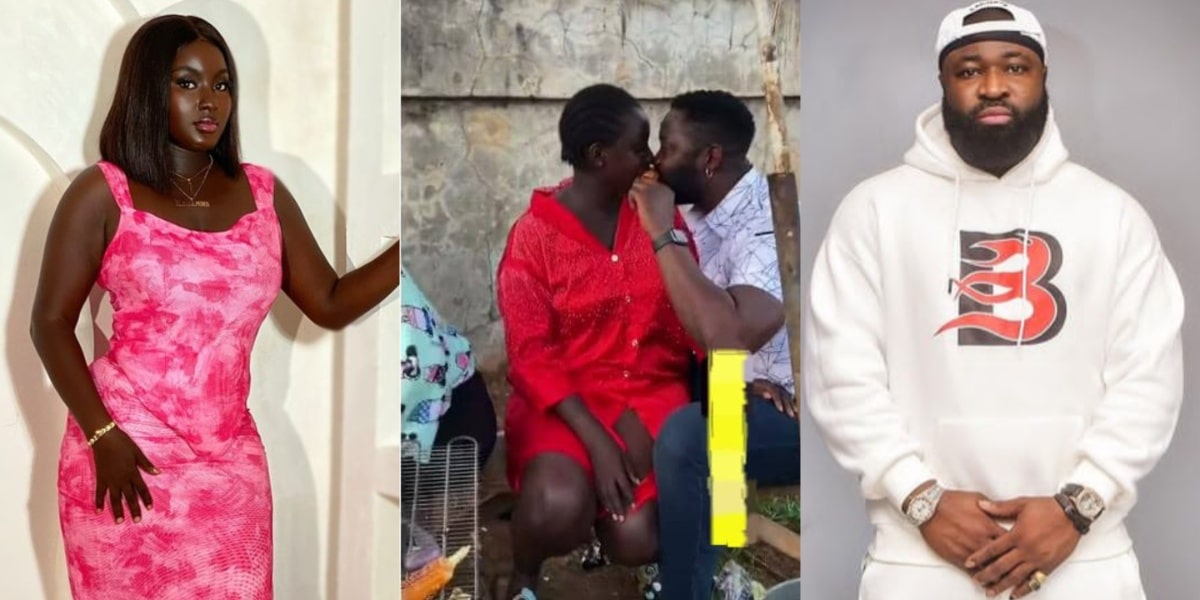 Romantic scene featuring Harrysong's estranged wife, Alexer causes online buzz