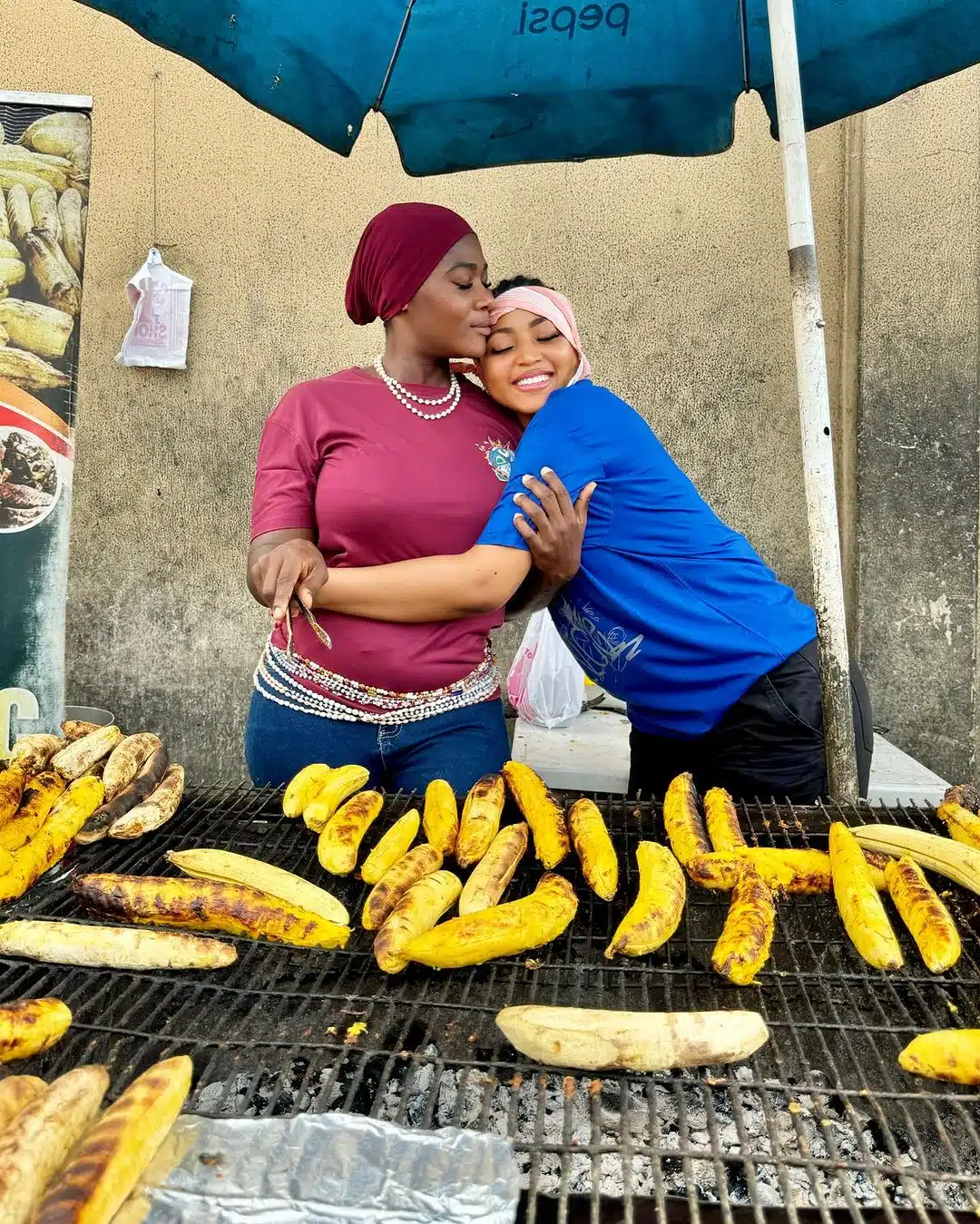 Regina Daniels reunites with her onscreen mother Mercy Johnson