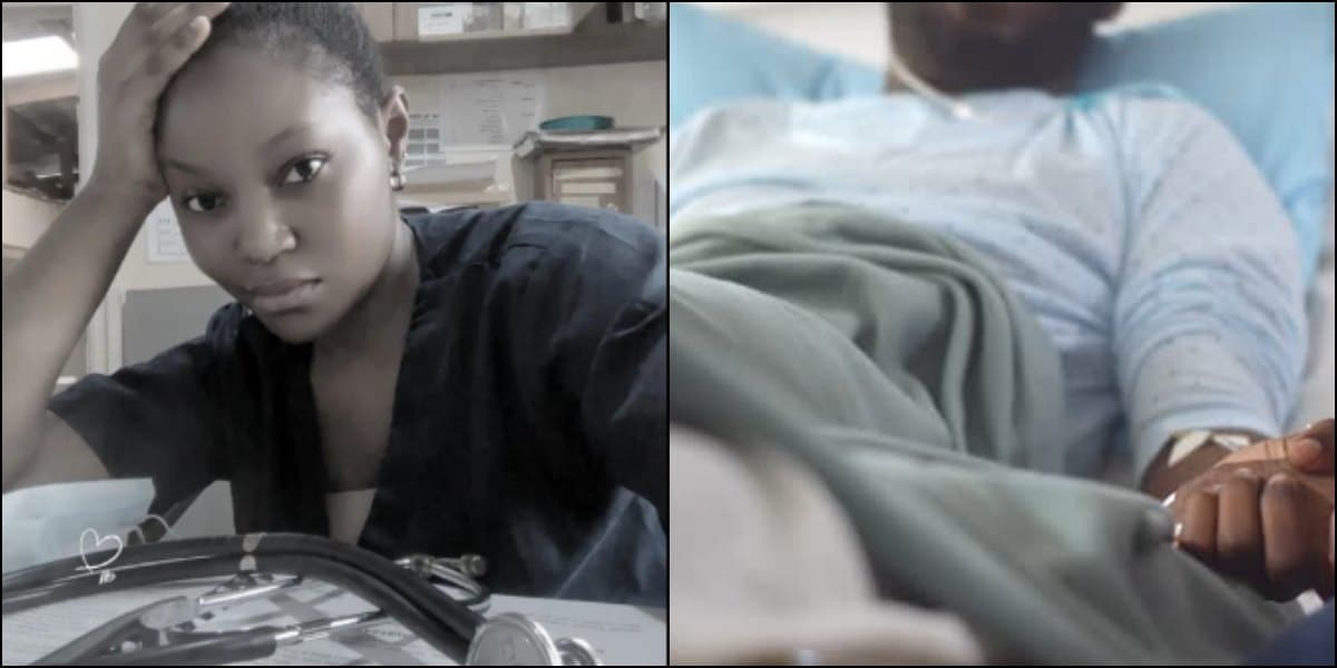 Nurse breaks down emotionally over dying patient's last words
