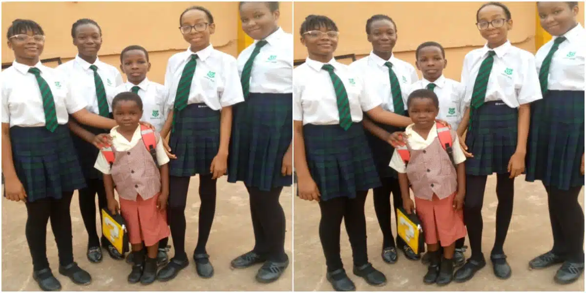 Secondary school students adopt 'helpless' little girl