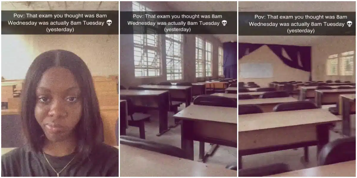 Final year student devastated as she arrives at exam hall, only to find ...
