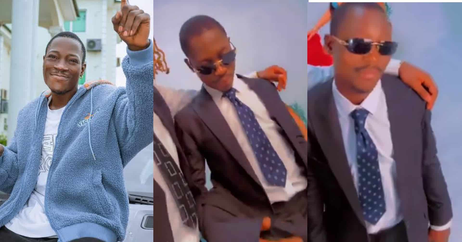Fans shocked as DJ Chicken rocks suit for the first time, video sparks ...