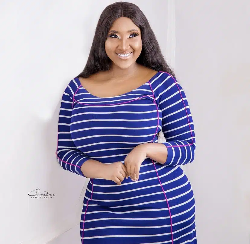 Reactions as Judy Austin reacts to May Edochie's Nollywood debut