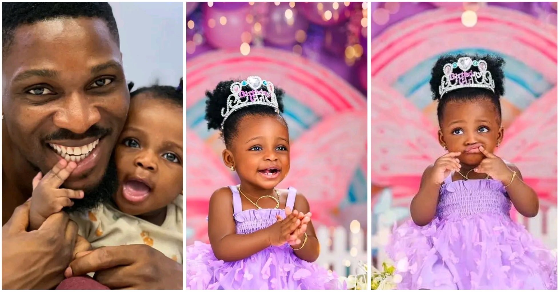 Tobi Bakare marks daughter's first birthday with special note, photos