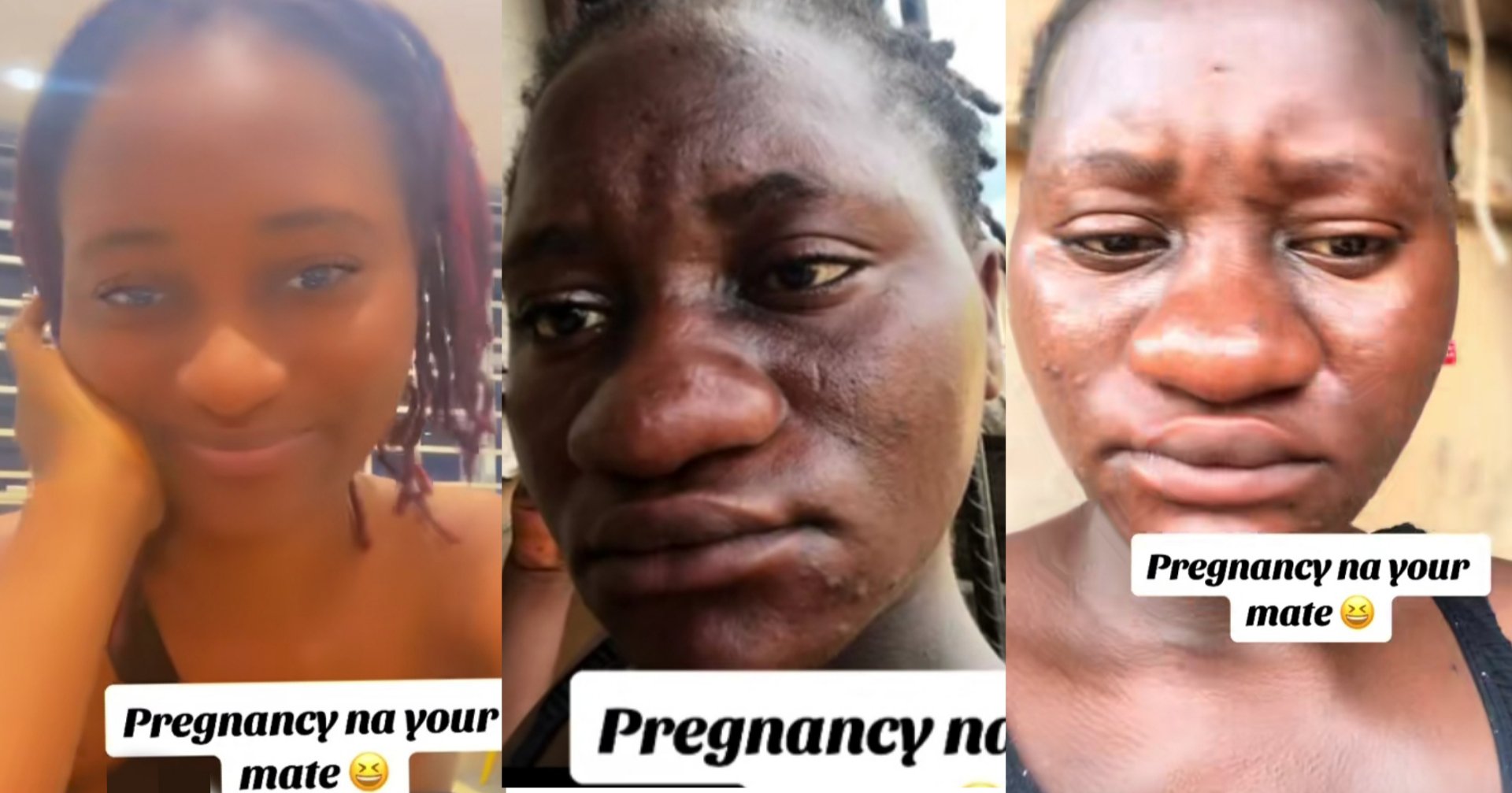 Lady stirs mixed reactions as she shares pregnancy transformation