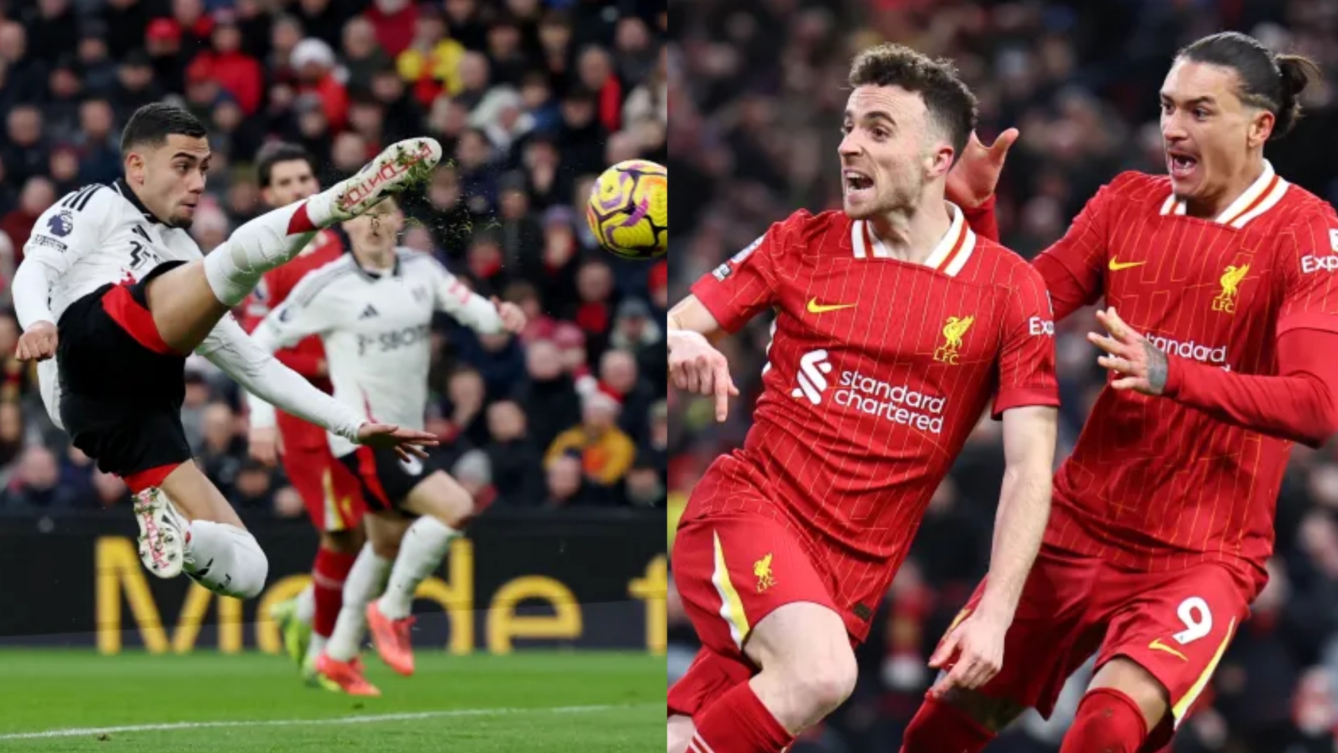 Liverpool 2-2 Fulham: Jota saves Reds after Robertson red card