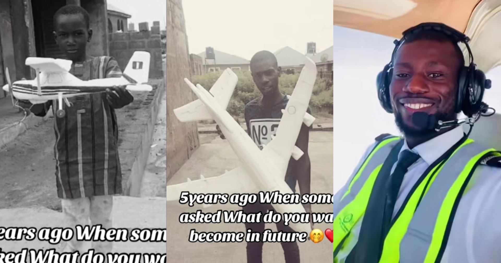 Man's dream comes true as he goes from building his own model planes to ...