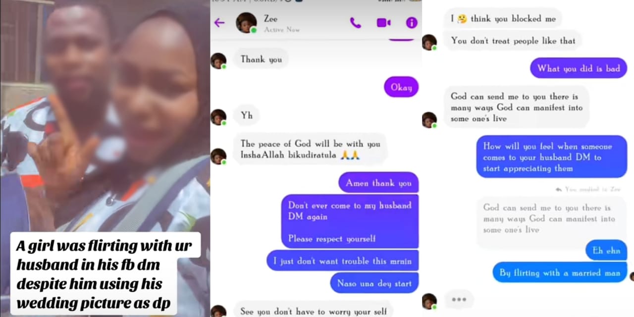 Married woman exposes Facebook lady for wooing her husband