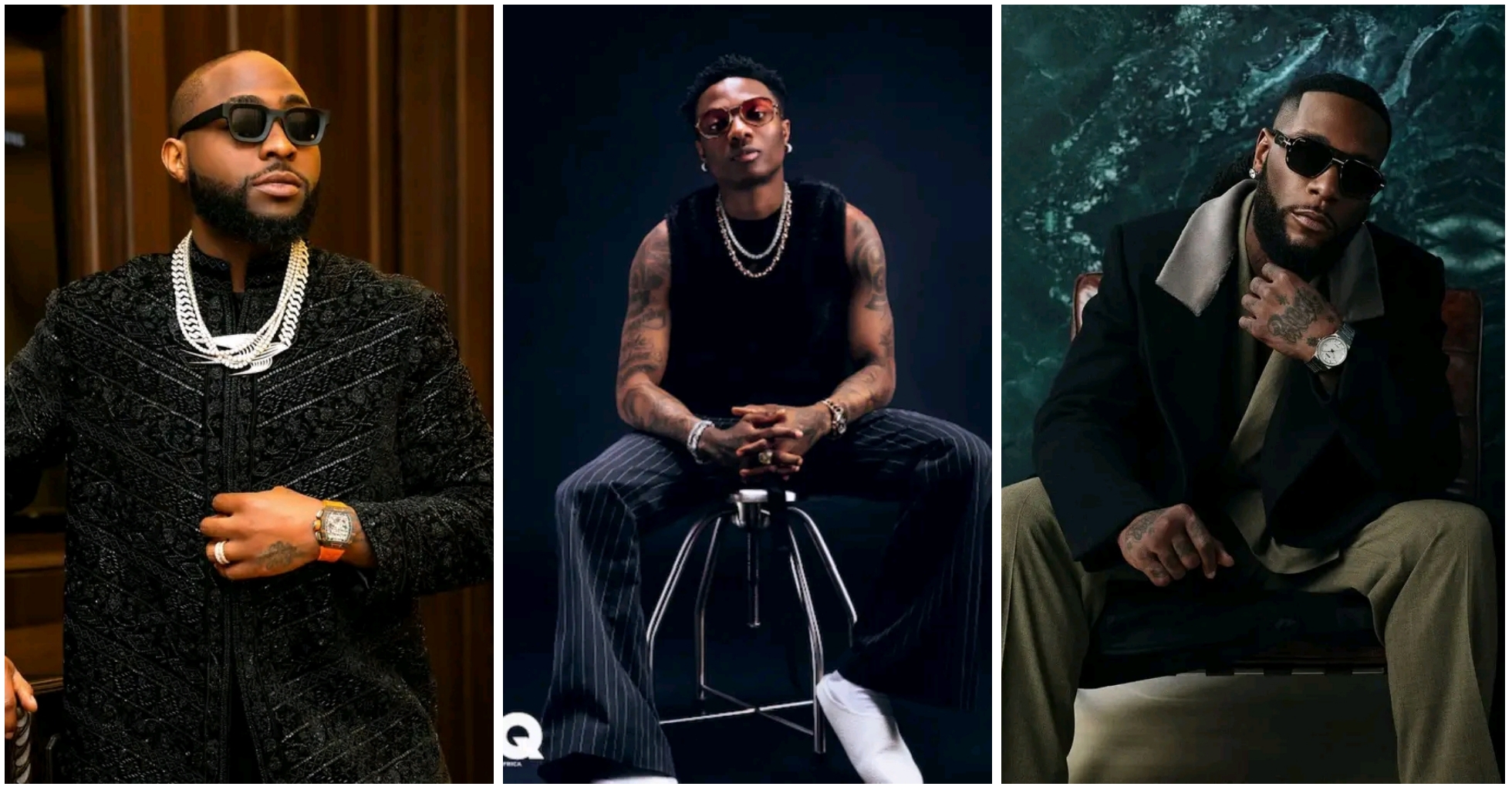 Davido, Wizkid, Burna Boy perform at Oando PLC'S party