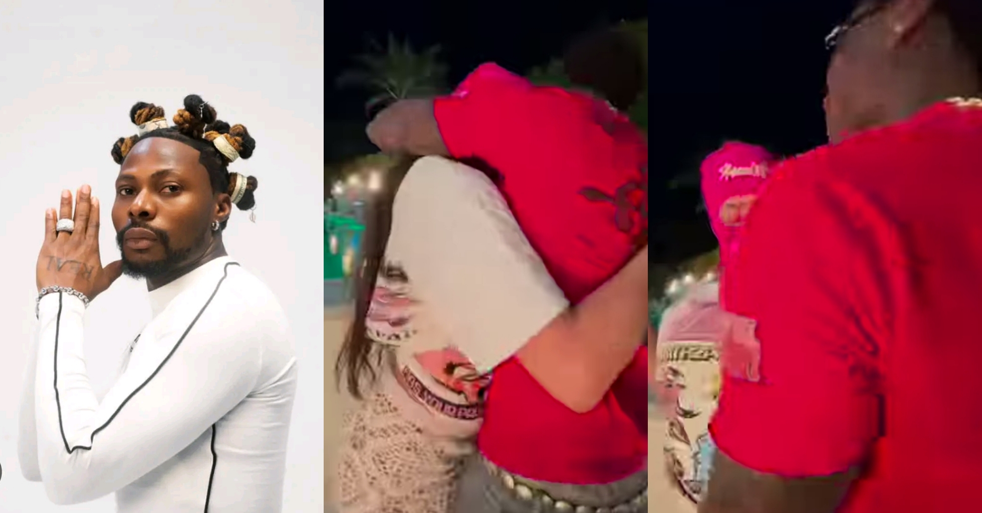 Reactions trail video of Asake with a mysterious lady