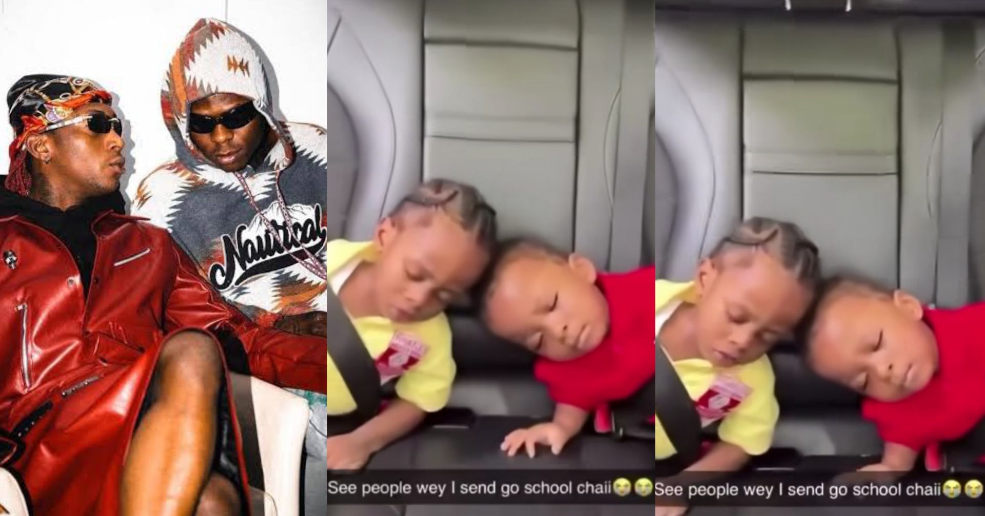 Adorable video of Mohbad's son and Bella Shmurda's son on their way ...