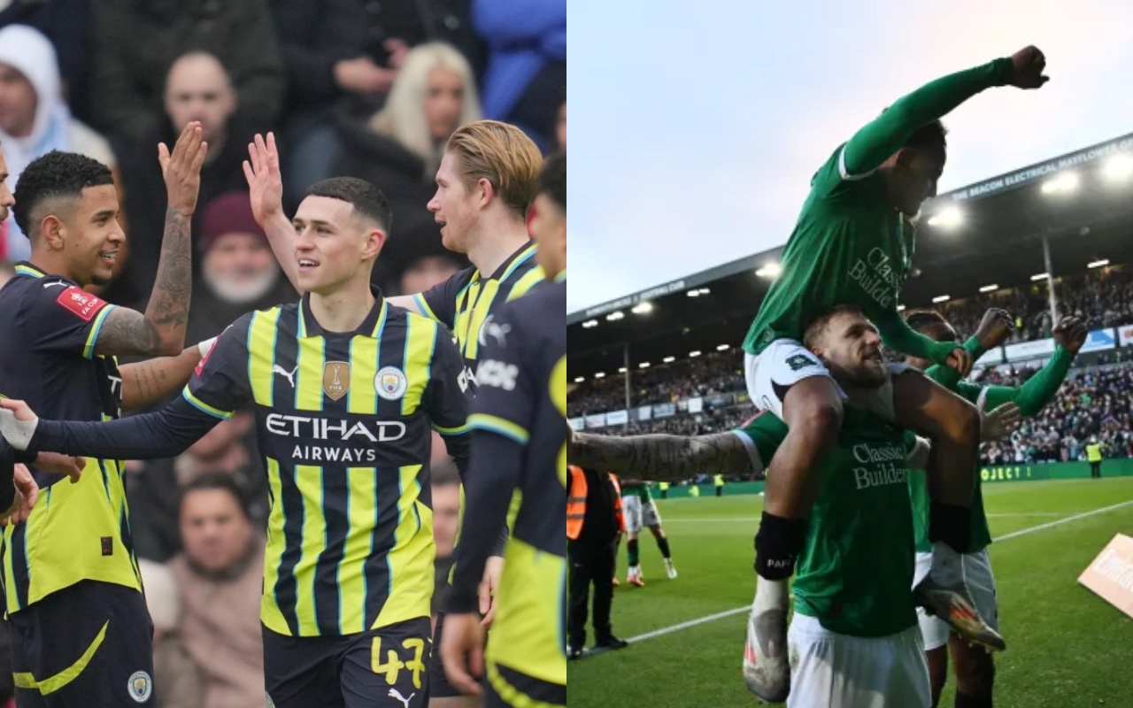 FA Cup fifth round draw: Plymouth to face Man City, as Man United ...