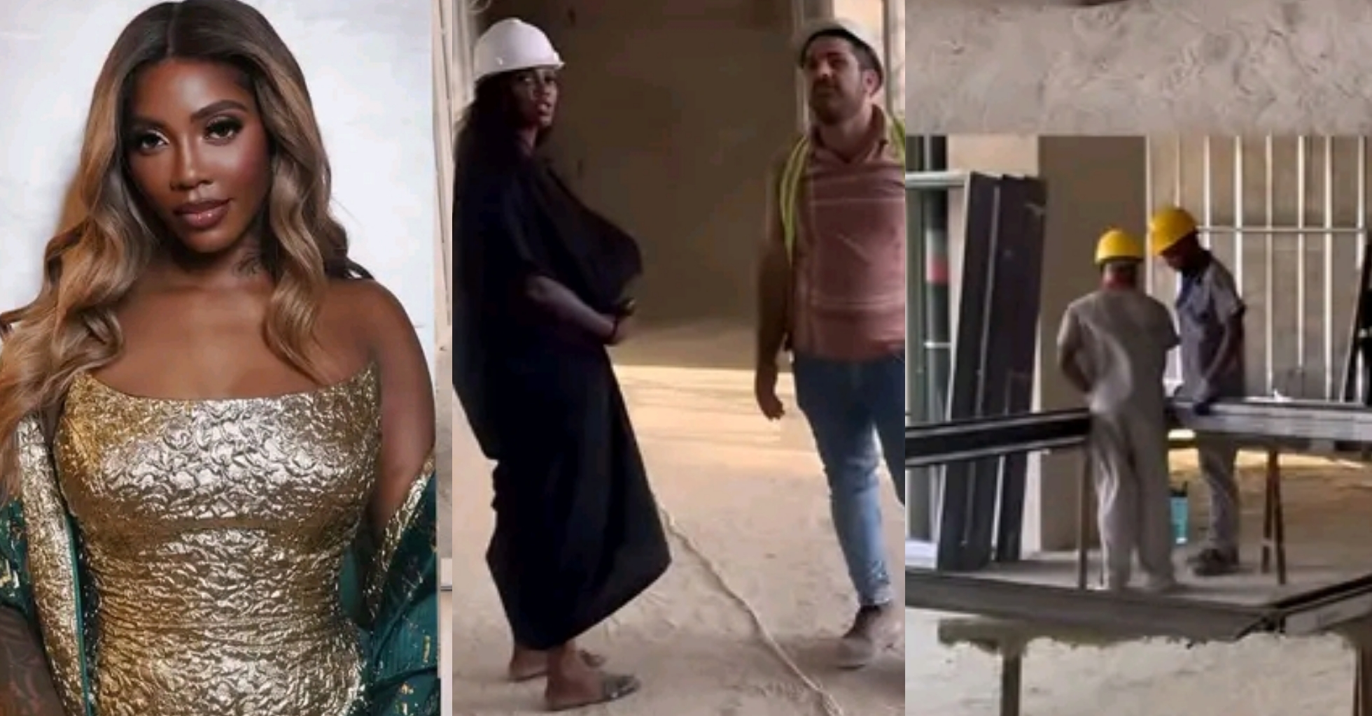 Tiwa Savage shows off her penthouse undergoing construction