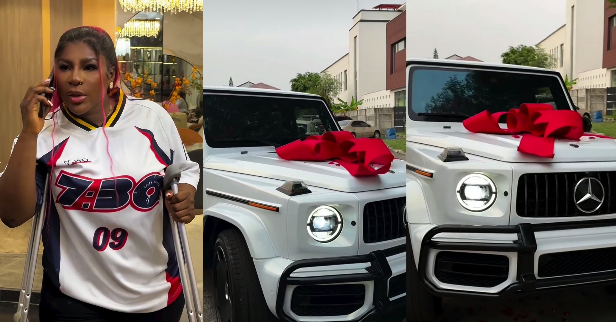 Destiny Etiko gifts herself a luxurious car for Valentine