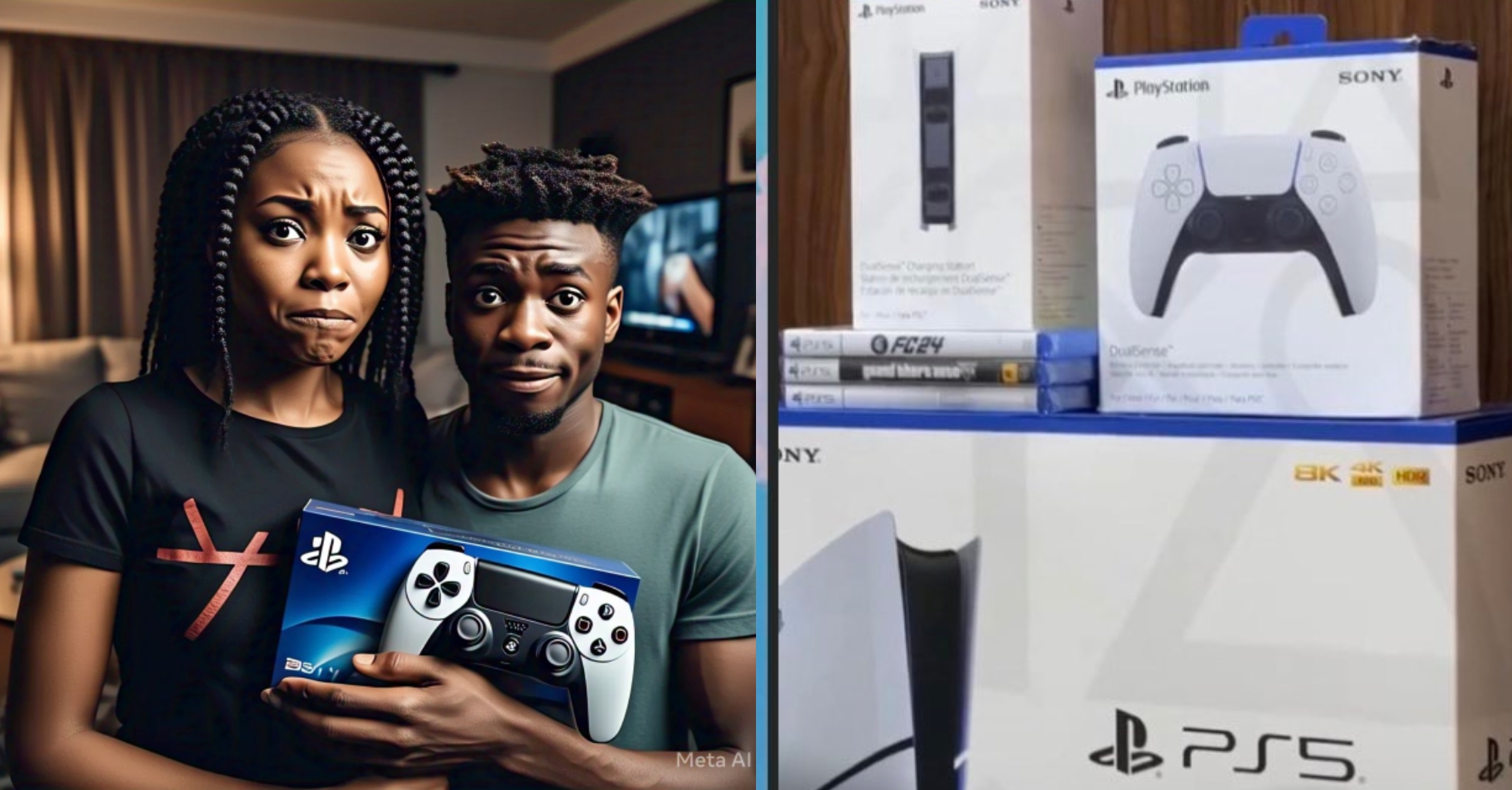 Lady in tears as boyfriend gets PS5 as Valentine’s gift from another woman