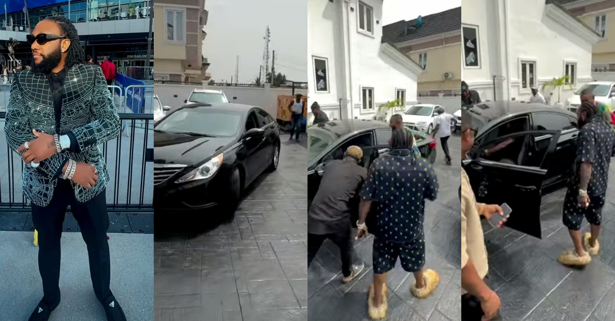Kcee gifts band members exotic cars