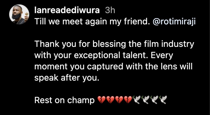 Movie director Rotimi Raji slumps, dies in bathroom