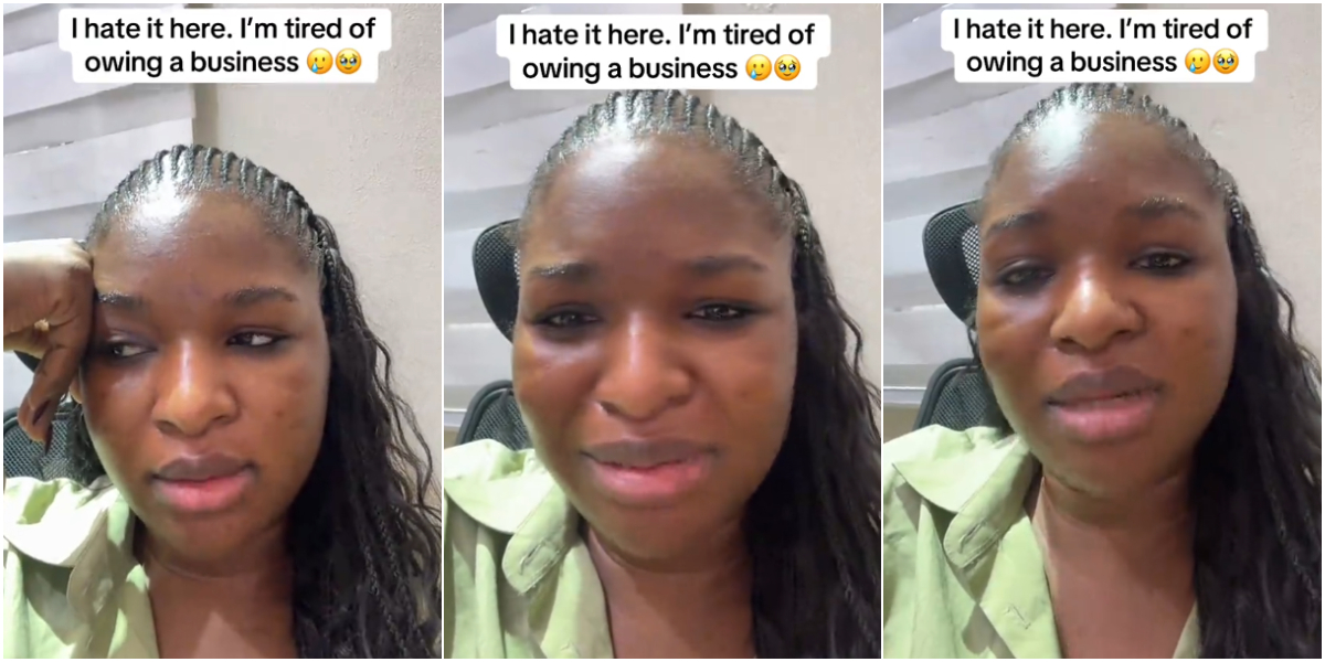 "I’m tired of owning a business" - Woman breaks down in tears as employee quits without notice