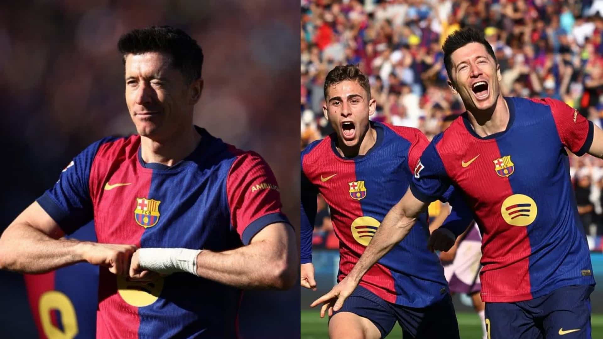 Lewandowski eyes 100-goal milestone after Girona brace