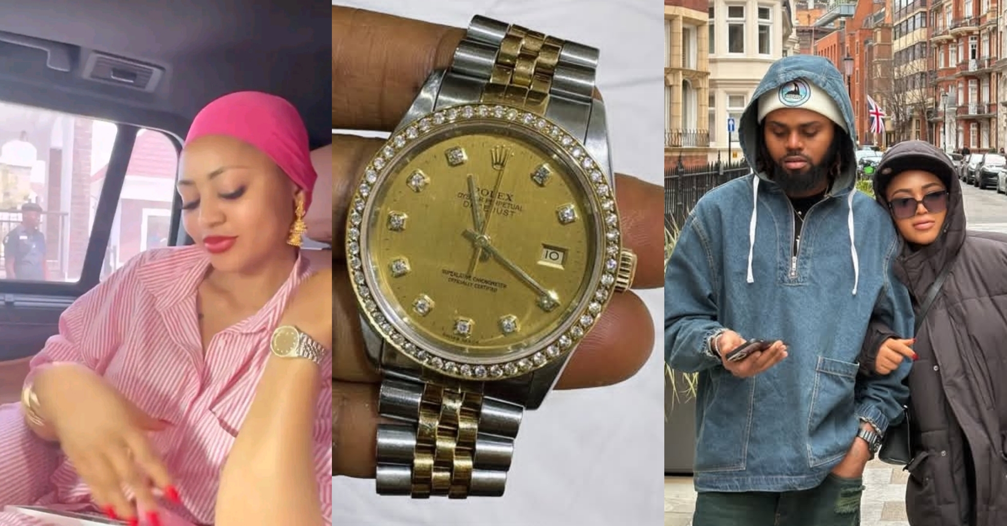 Regina Daniels brother adresses fake Rolex watch claim, shares evidence