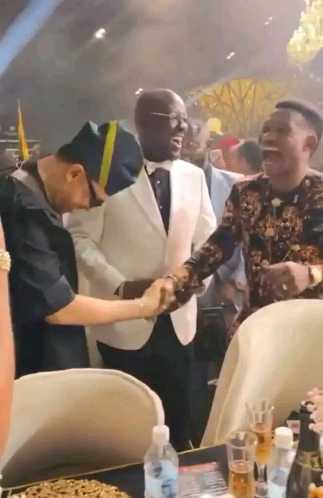 Daddy Freeze addresses reports of bowing down to Jerry Eze at Obi Cubana's birthday party