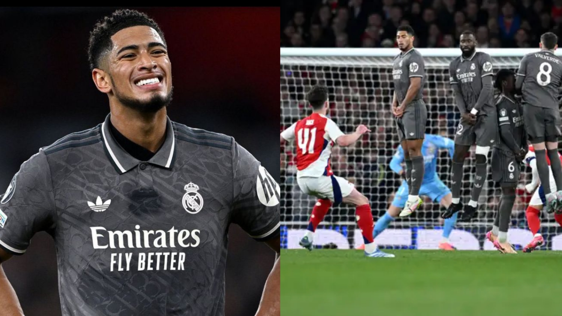 Bellingham backs Real Madrid 'Remontada' despite Rice’s shock free-kick ...