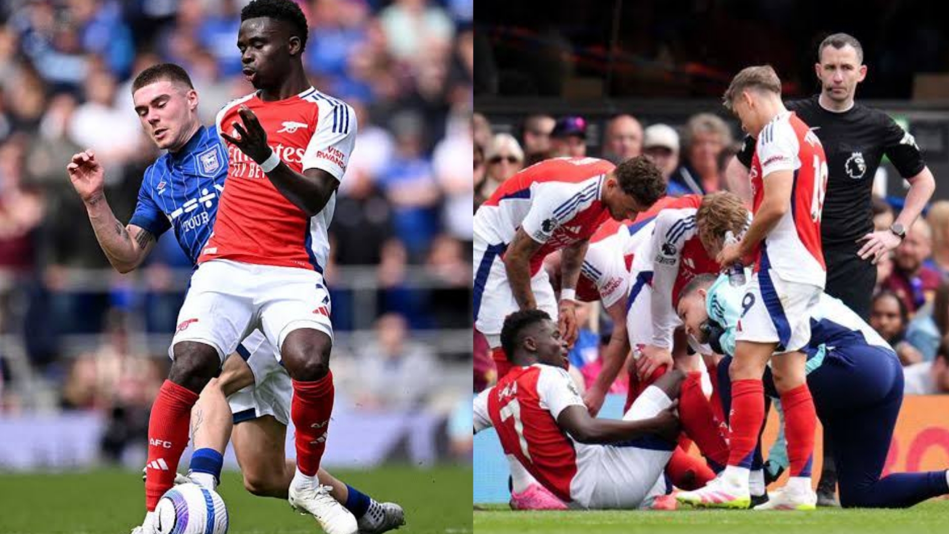 Arteta calms fears after Saka knock in Arsenal rout