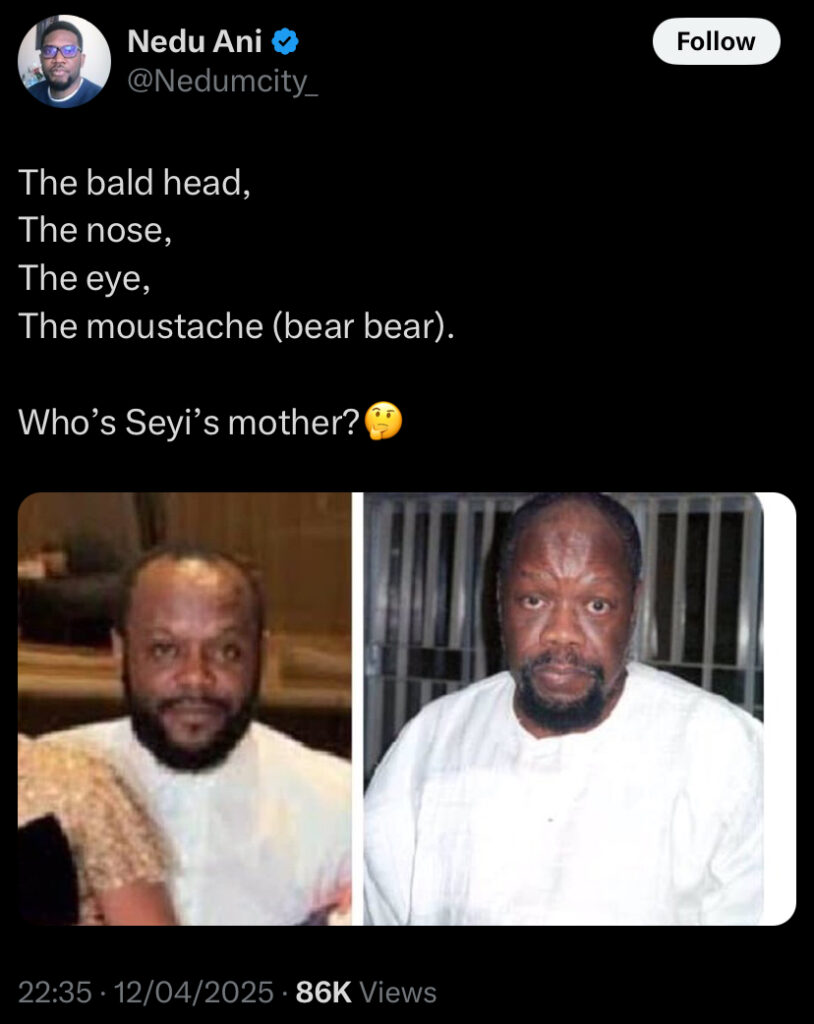 Seyi Tinubu trends online over alleged resemblance to late Ojukwu