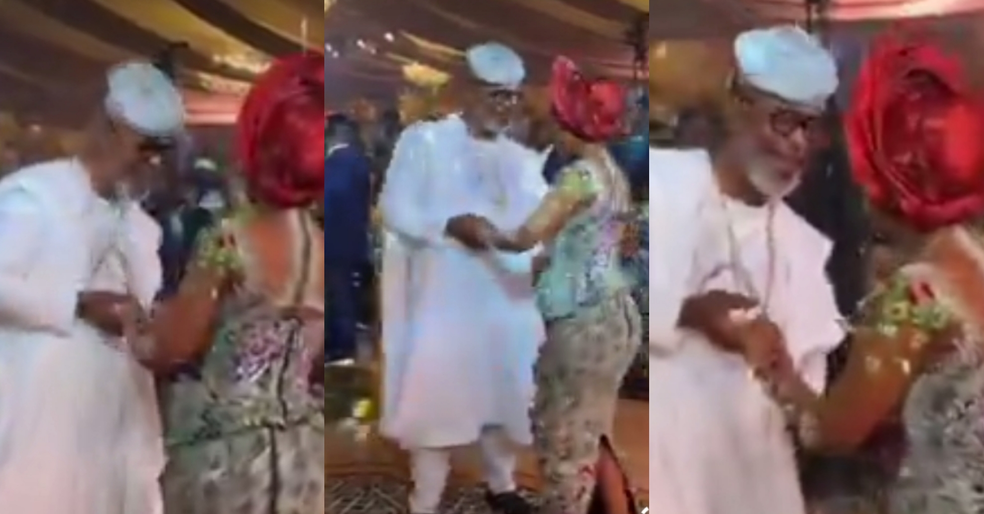 Priscilla Ojo, father share dance at her traditional wedding